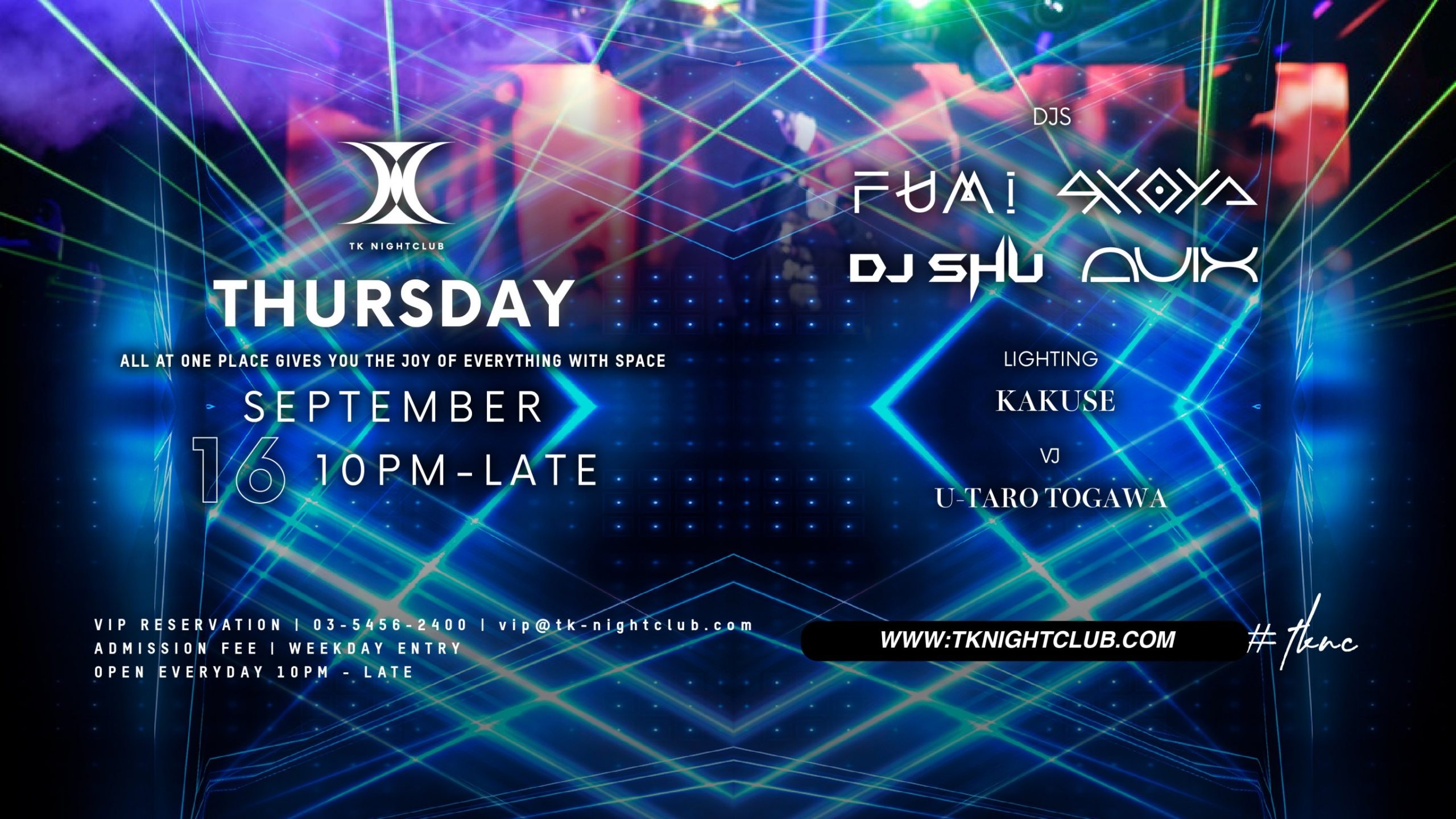 WEEKDAY PARTY(THURSDAY) | | Dews (デュース)
